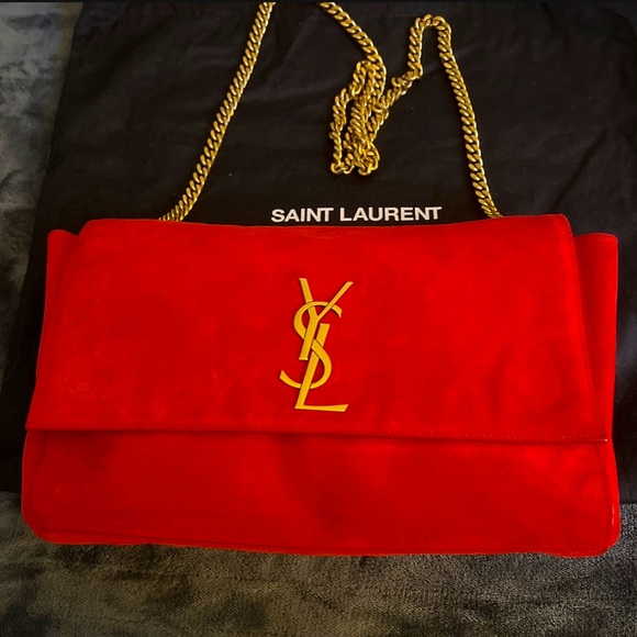 Yves Saint Laurent | Bags | Authentic Ysl Reversible Soft Kate Medium ...
